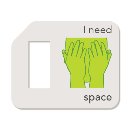 Communication Tag – 'I need space' | Visual Prompt – Remindables