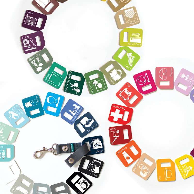 Remindables 'Full Tag Set' – 135 Tags + 2 straps | Colourful, Visual ...
